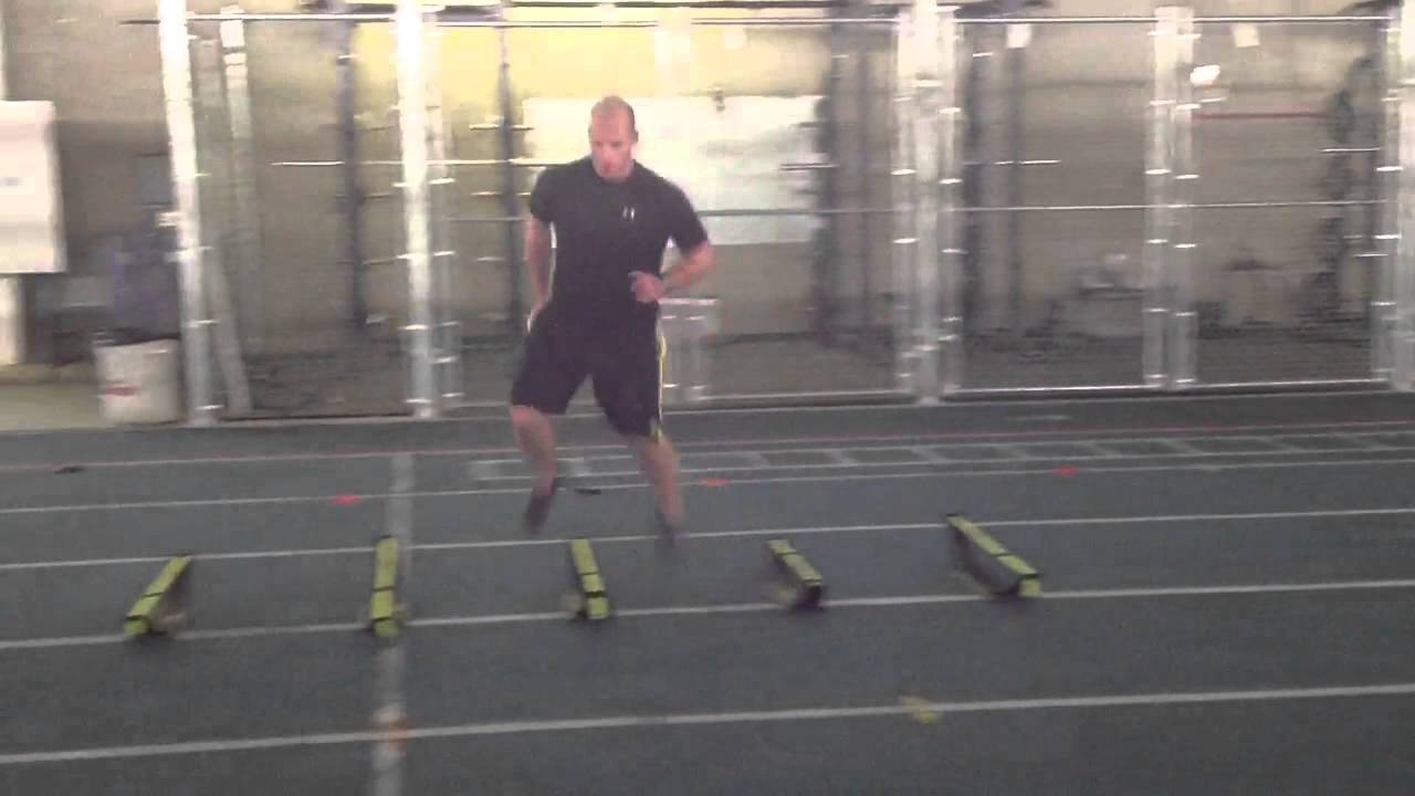 6 hurdle side step - YouTube