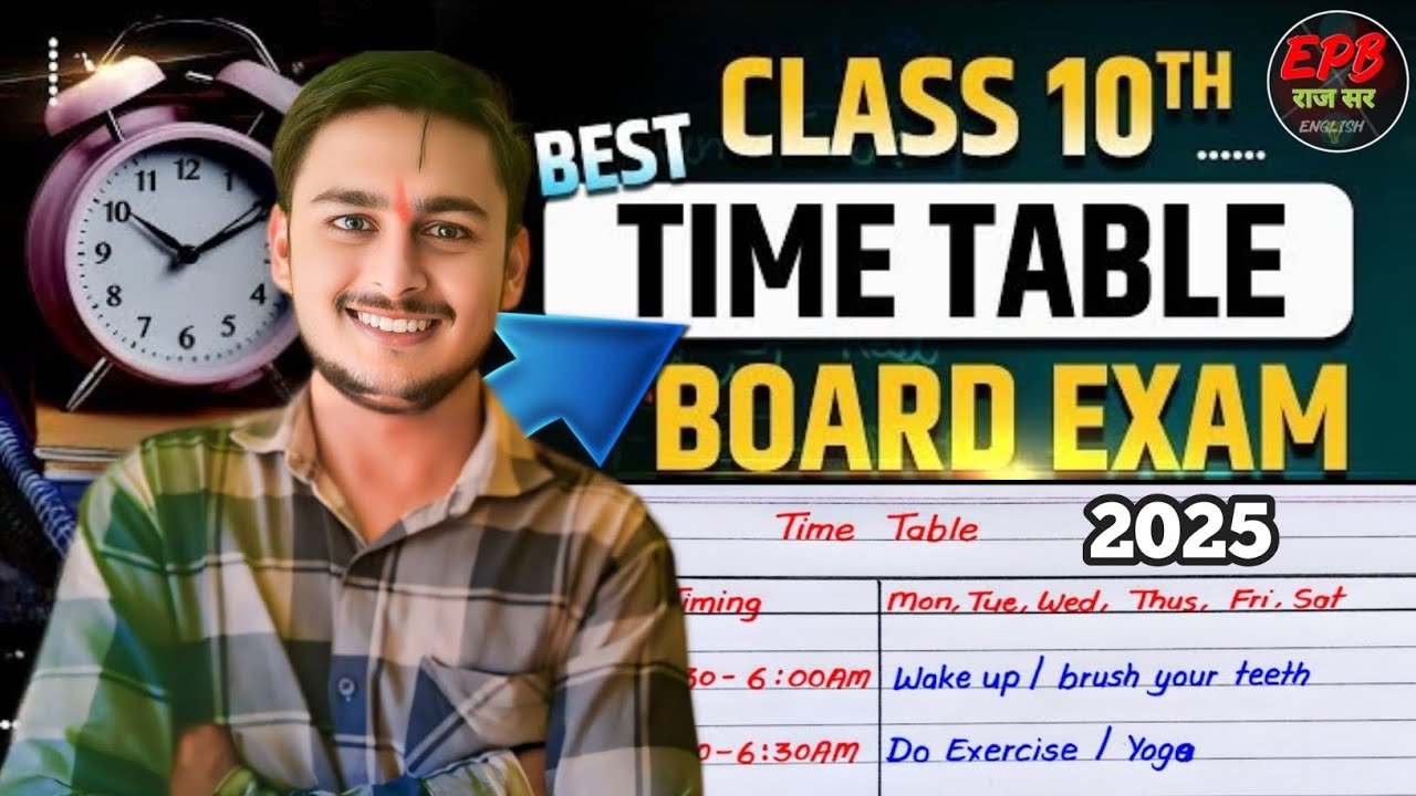 class 10 time table 2025/class 10 exam time table 2025/class 10 time ...