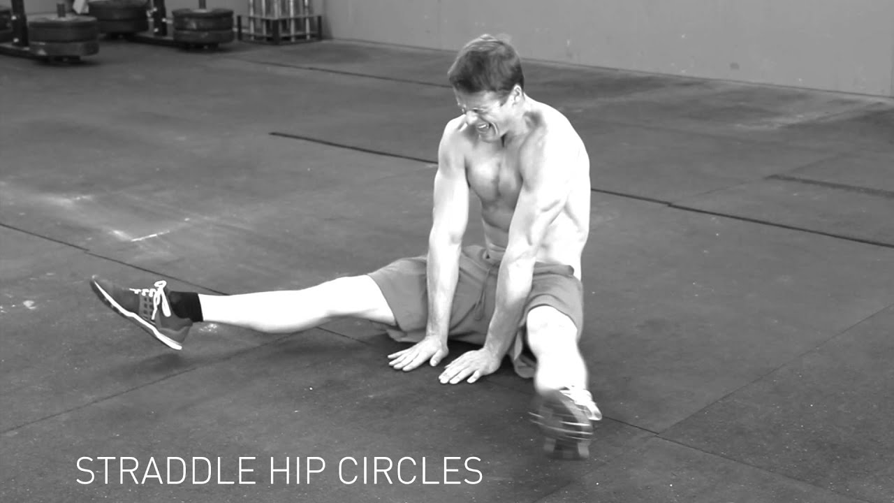 Straddle Hip Circle - YouTube