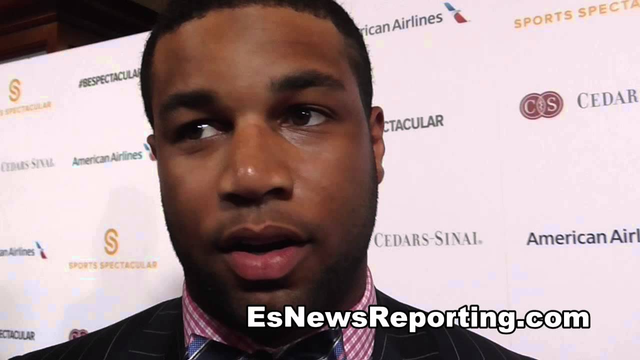 nfl star golden tate now with the detroit lions EsNews - YouTube