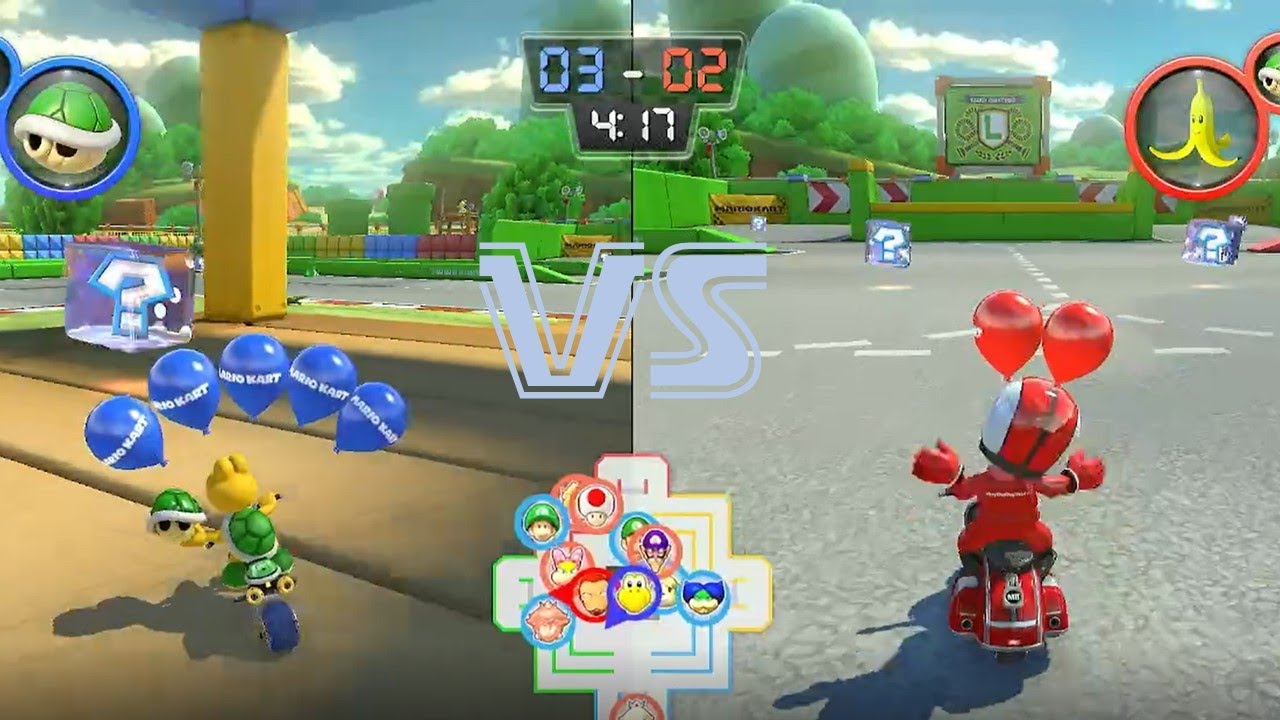 Mario Kart 8 Deluxe Balloon Battle Part 10 The War of Bad Koopa | YY2 ...