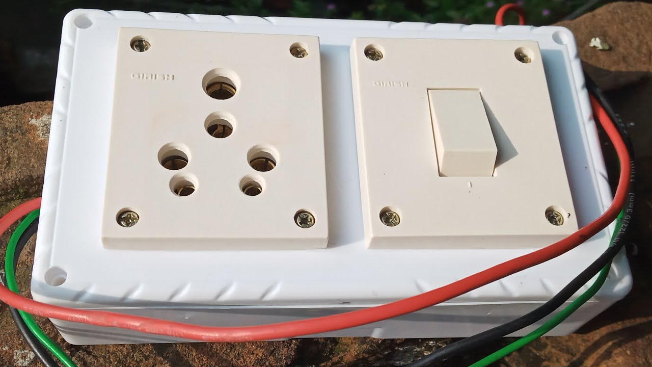 16A Switch And Socket Board Wiring Connection Sinha Electricals
