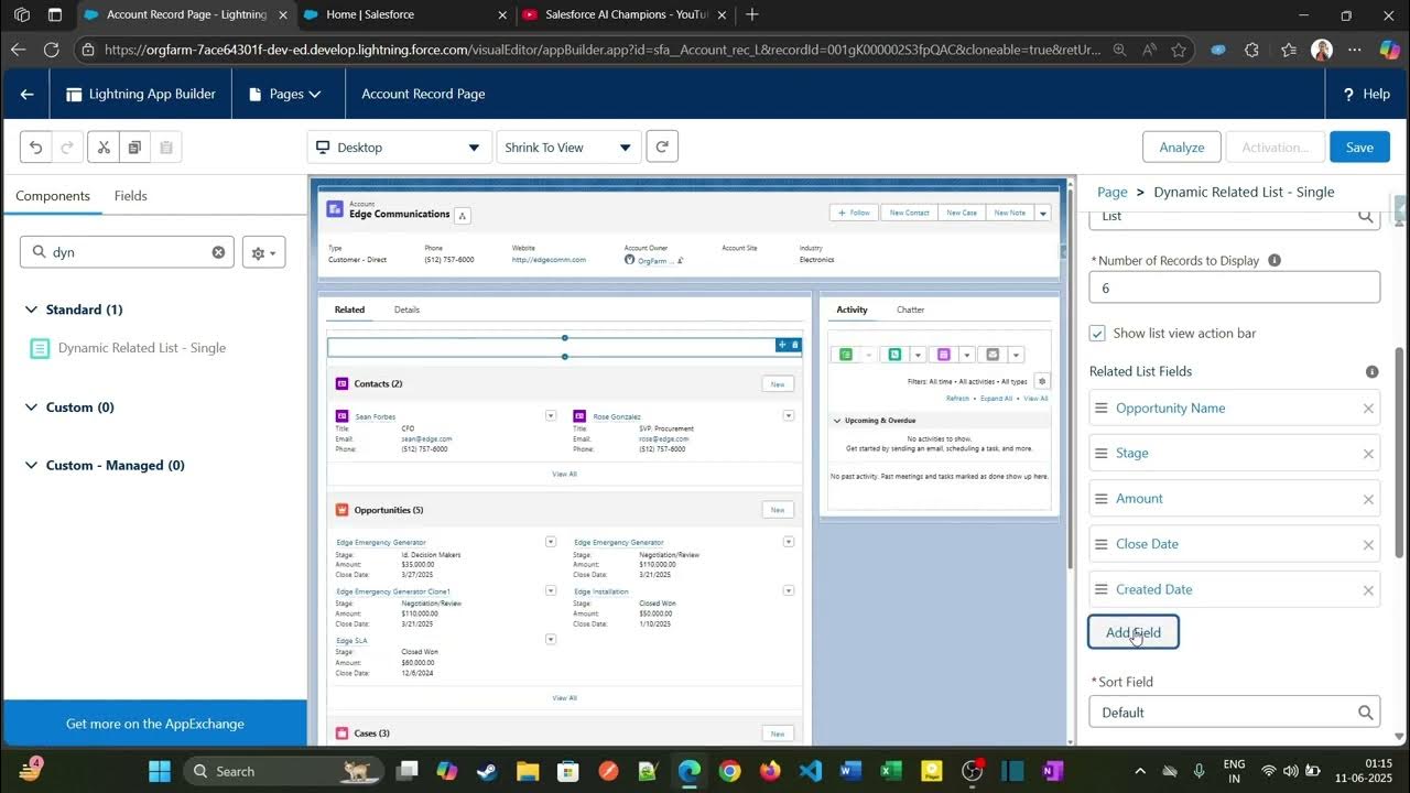 HOW TO USE DYNAMIC RELATED LIST IN SALESFORCE || DYNAMIC RELATED LIST ...