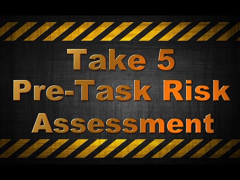 Take 5 pre-task risk assessment SNAP (Ver 2.1) - YouTube