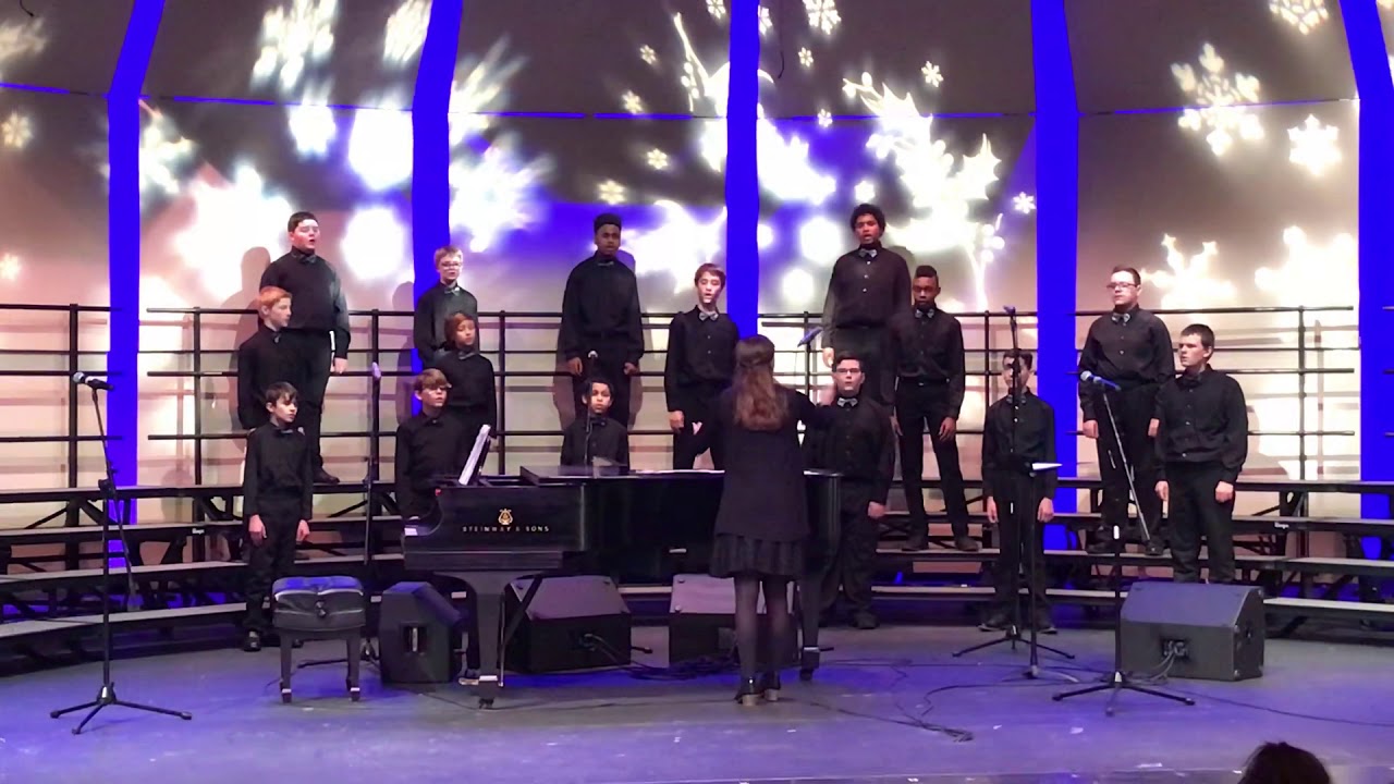 Springbrook Middle School December Concert 2019, Men In Sync - YouTube