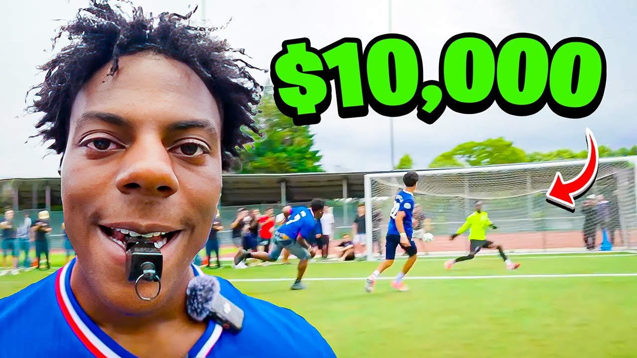iShowSpeed's $10,000 Football Challenge! - YouTube