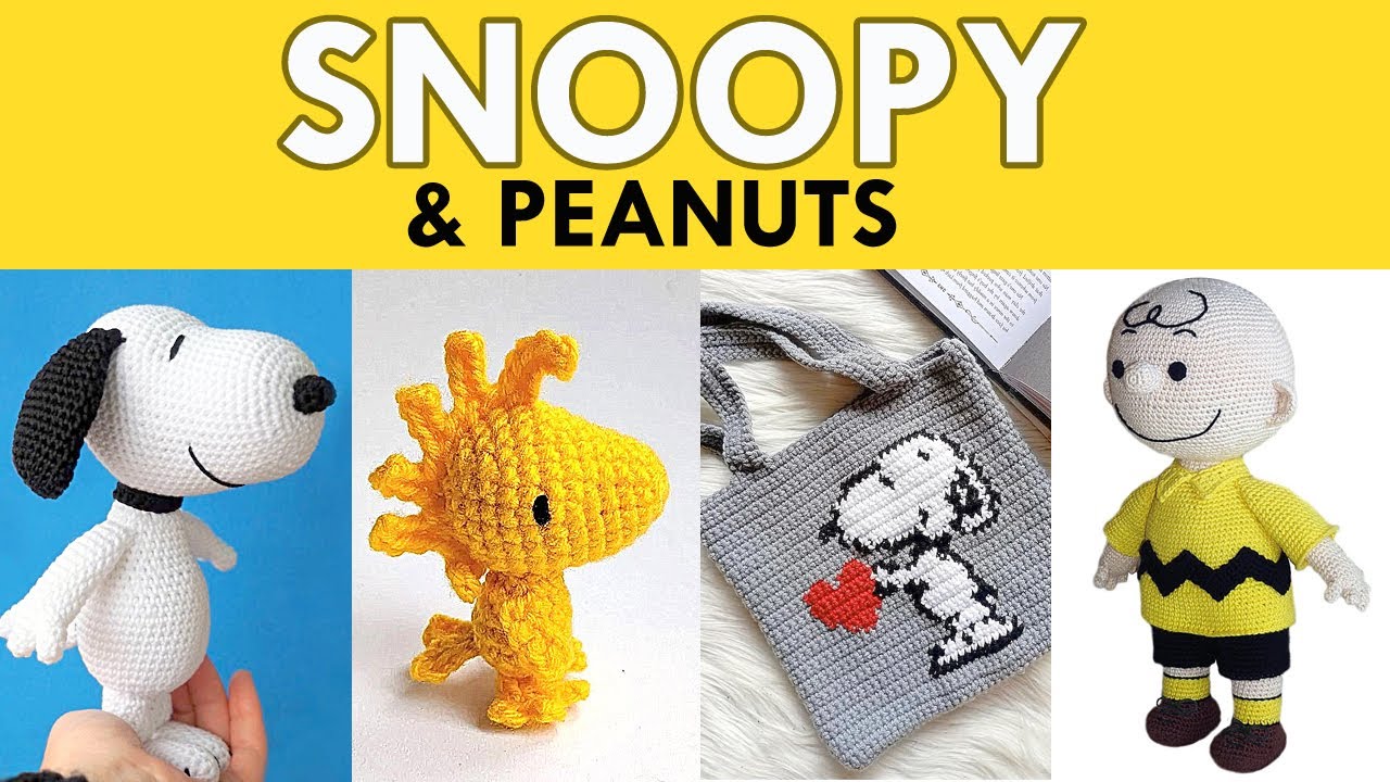 Amigurumi Snoopy & Peanuts Crochet Pattern Roundup! - YouTube