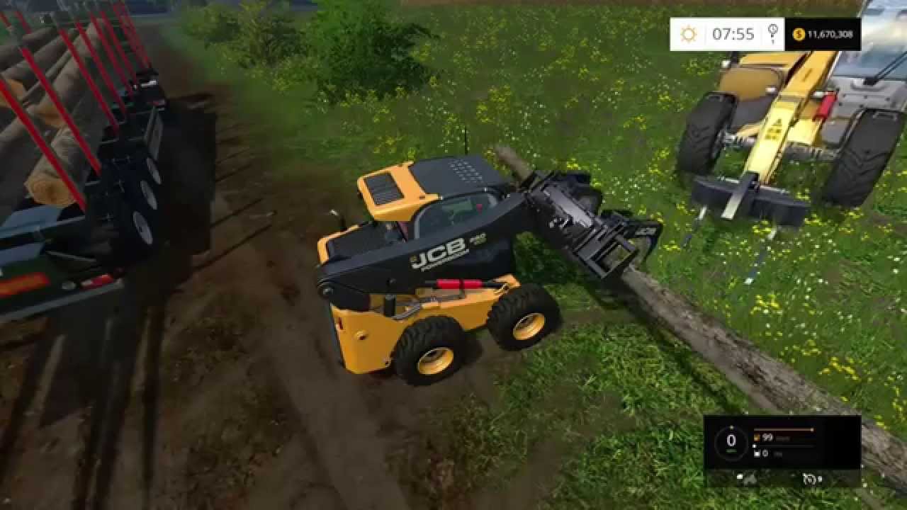 Farming Simulator 15 XBOX ONE LOGGING/FARMING - YouTube