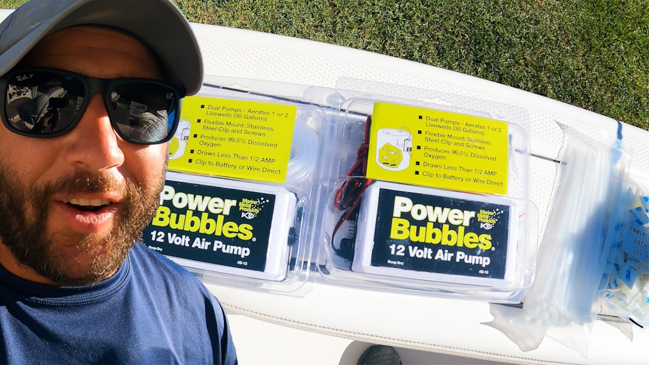 How To Install A Air Bubbler on a Bay Boat - YouTube