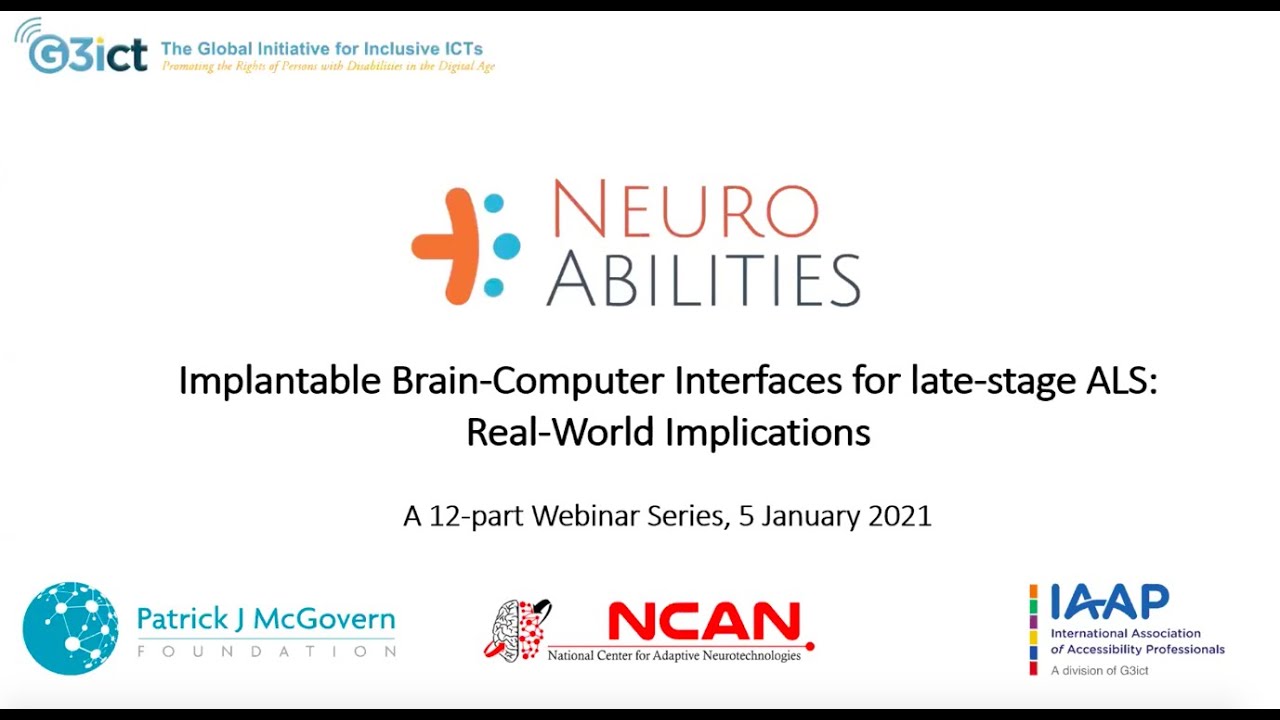 Implantable Brain-Computer Interfaces in Late-stage ALS: Real-World ...