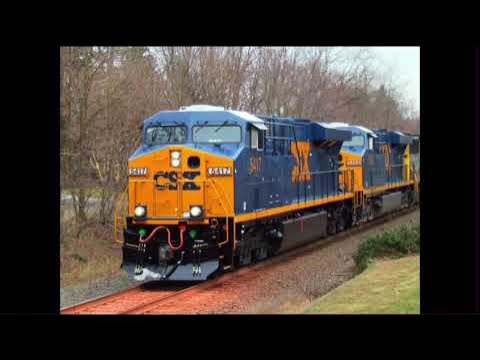 CSX ES40DC #5417’s Awesome Narrow Font K5HL w/ 2-Piece 1L - YouTube