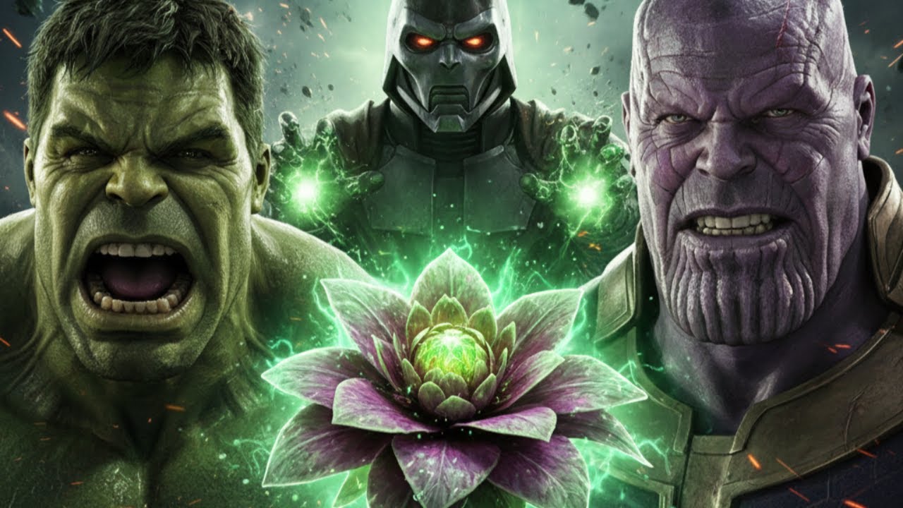 Hulk Vs Thanos Vs Doctor Doom | Fight Scenes | Alien Flower Battle ...