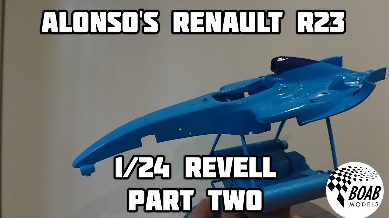 Revell Renault R23- Fernando Alonso - part 2 (time lapse) - YouTube