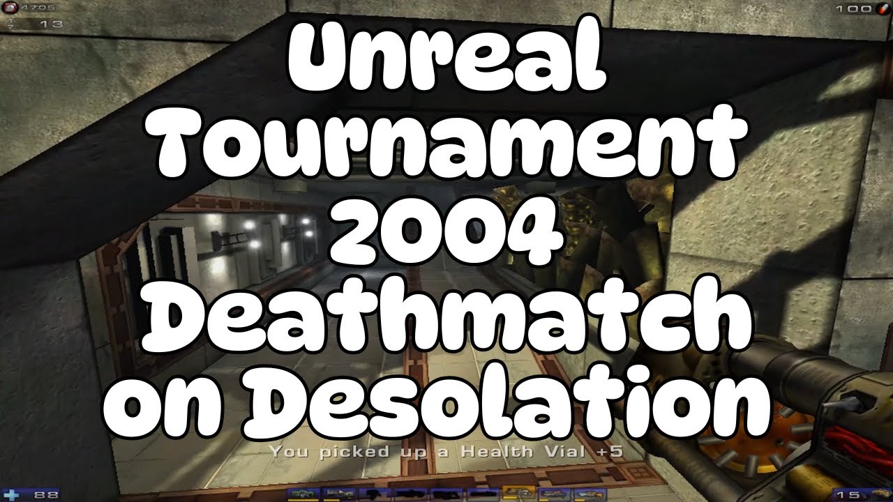 Unreal Tournament 2004: Deathmatch on Desolation (Live Commentary) - YouTube