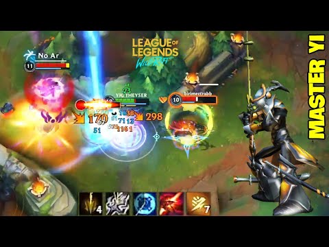 Wild Rift MASTER YI Montage - Best MASTER YI Plays | LoL Wild Rift ...