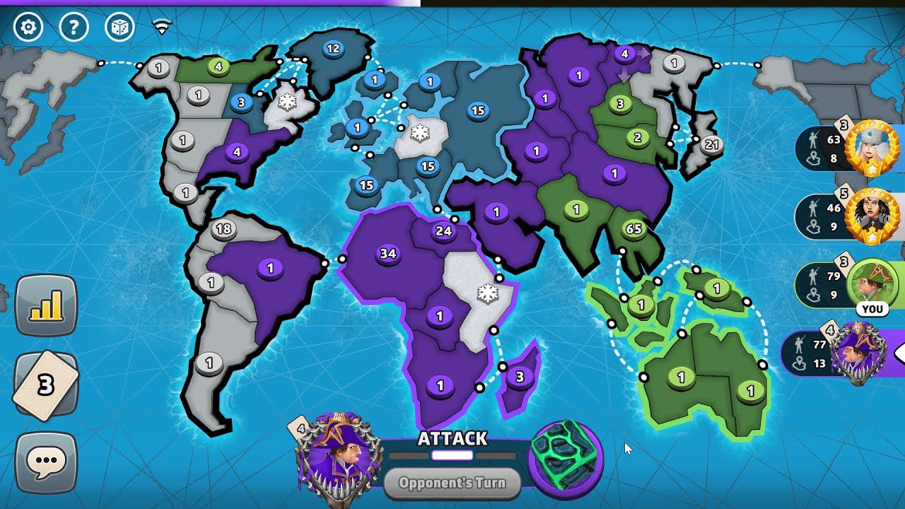 RISK: Global Domination Classic Map Gameplay - YouTube