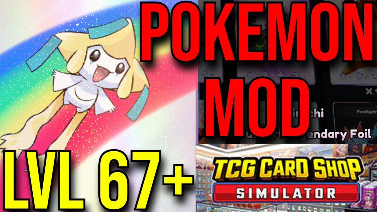 POKEMON MOD FOR TCG CARD SHOP SIM - YouTube
