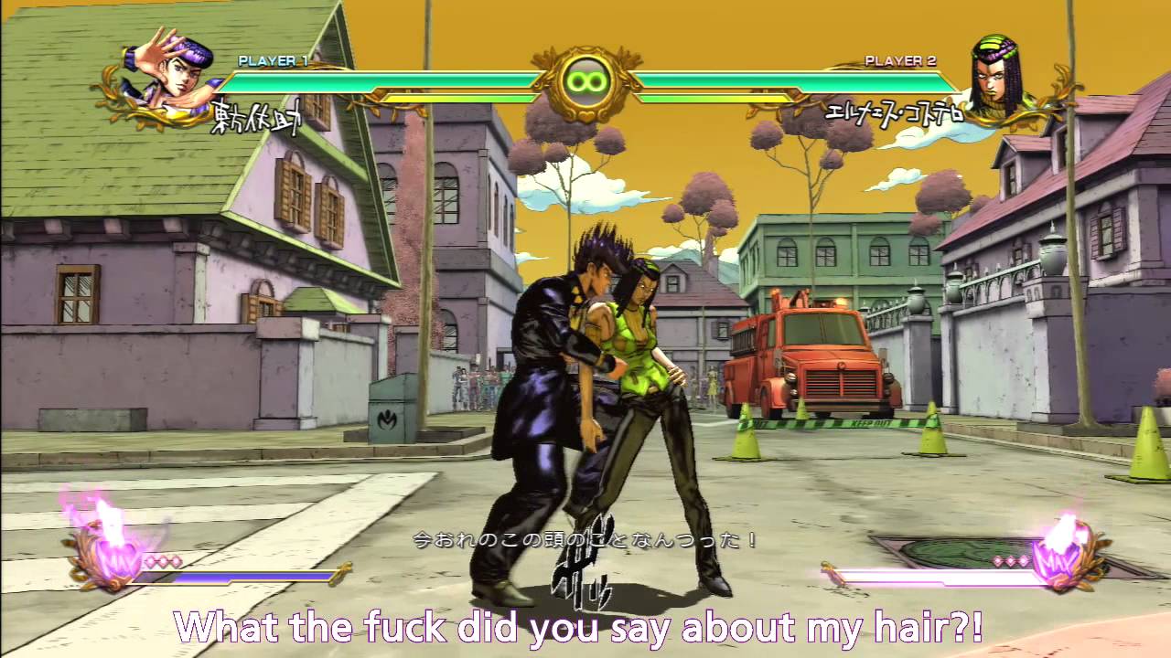 Jojo's Bizarre Adventure: All Star Battle - All Josuke Hair Insults ...