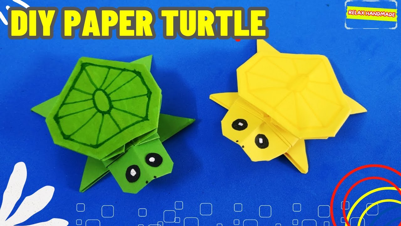 DIY Origami Paper Turtle | How to make a simple paper Turtle - YouTube