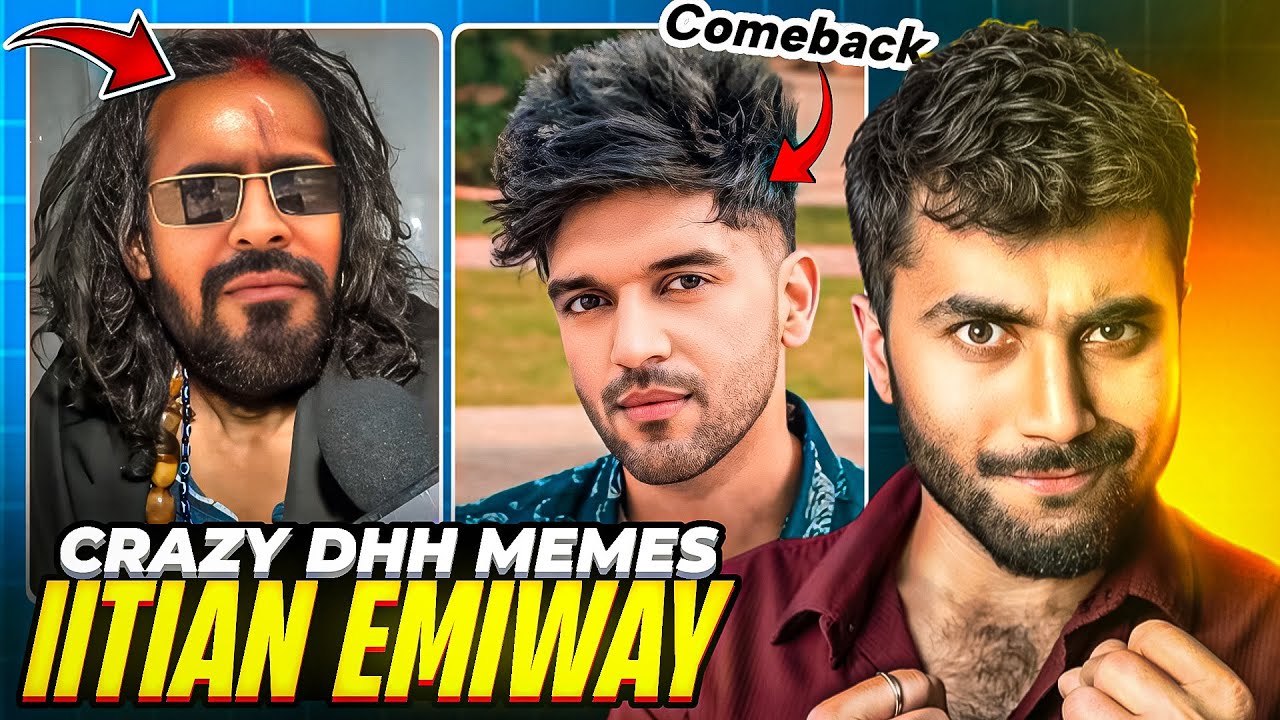Emiway Bantai Is From IIT ? Funniest DHH Memes ft Guru Randhawa - YouTube
