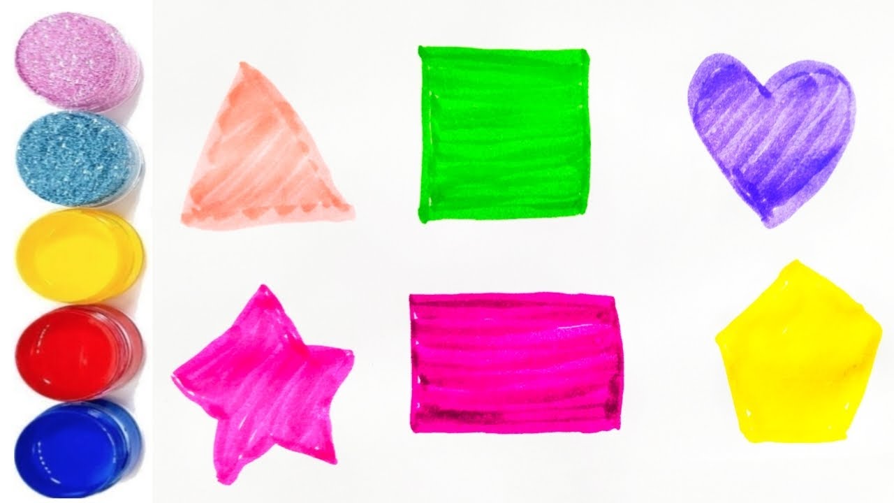 Learn To Draw 2D Shapes drawing draw coloring kids kidsvideo Learn To Draw 2D Shapes drawing draw coloring kids kidsvideo
