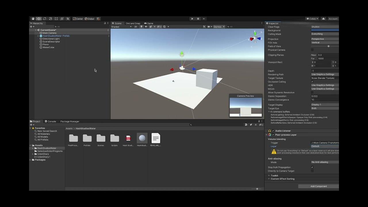 Hash Studios Water Installation Guide [UdonSharp] [SDK3] - YouTube