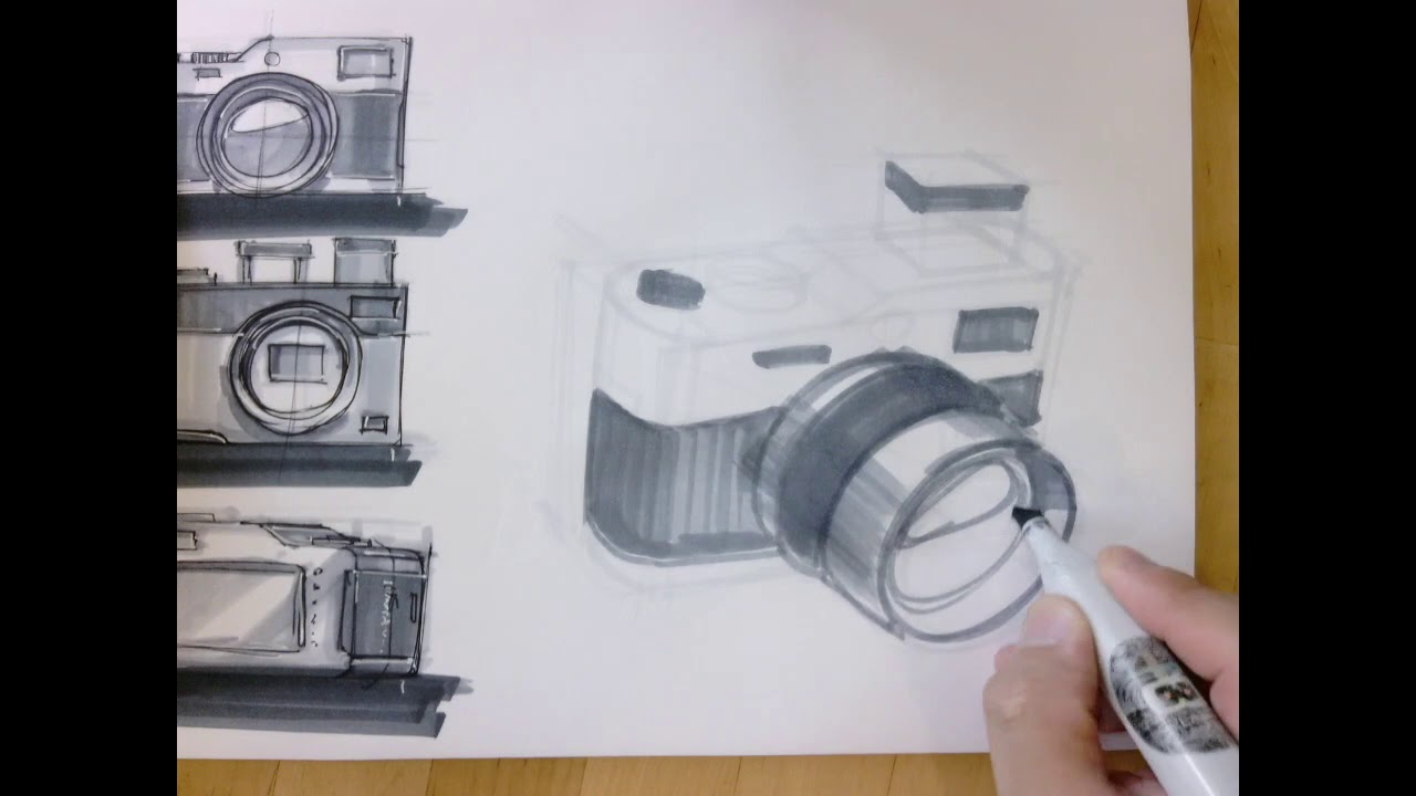 Design Sketching-EP 11-Product Design Sketch-Camera - YouTube