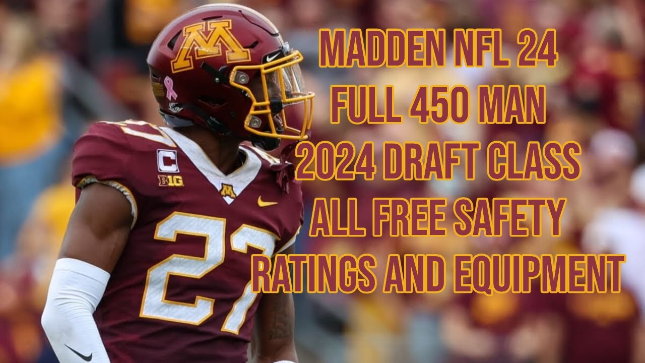 Madden NFL 24 - PS5 - 2024 Draft Class - All FS Ratings (SPOILERS) and ...
