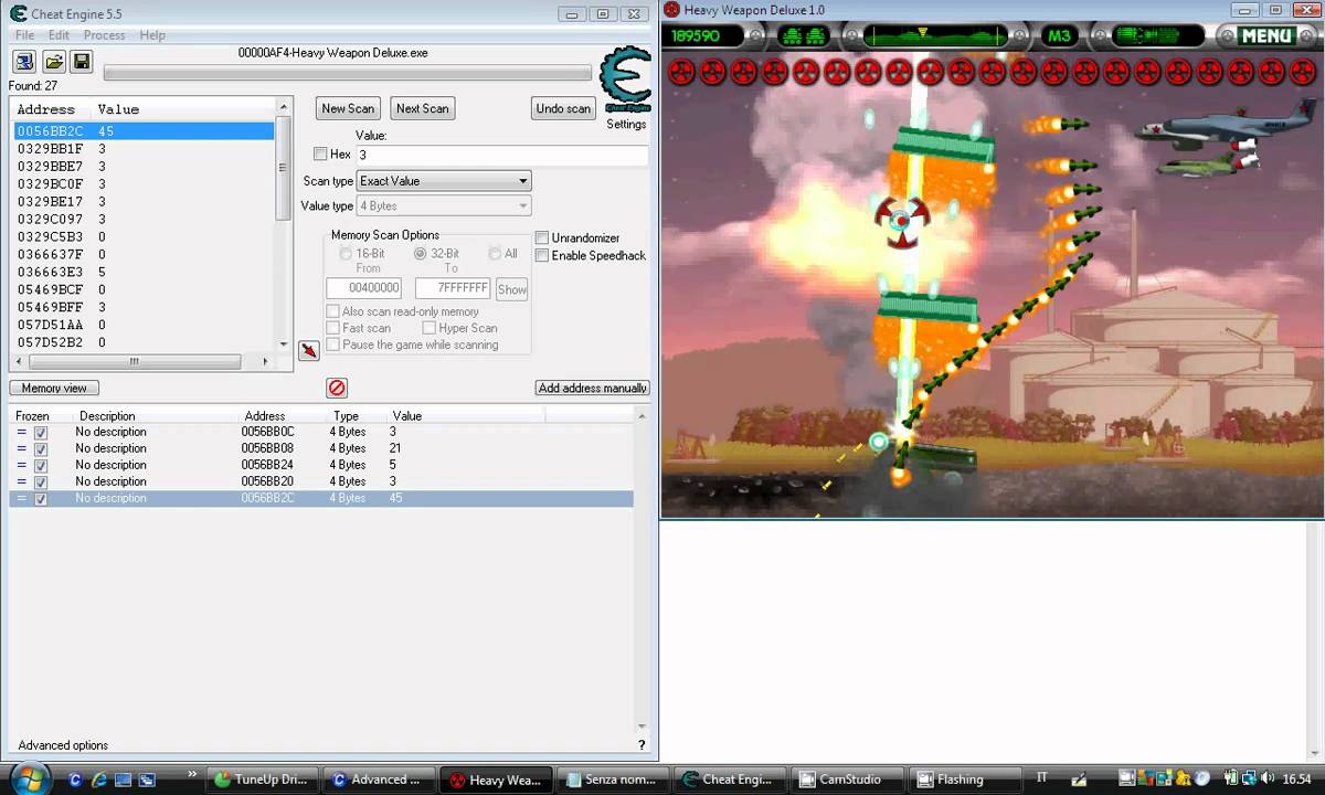 Heavy Weapon Mission 3 Cheat Engine 5.5 - YouTube