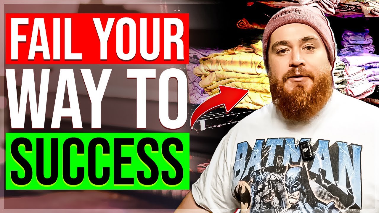 How To Fail Your Way To Success - YouTube