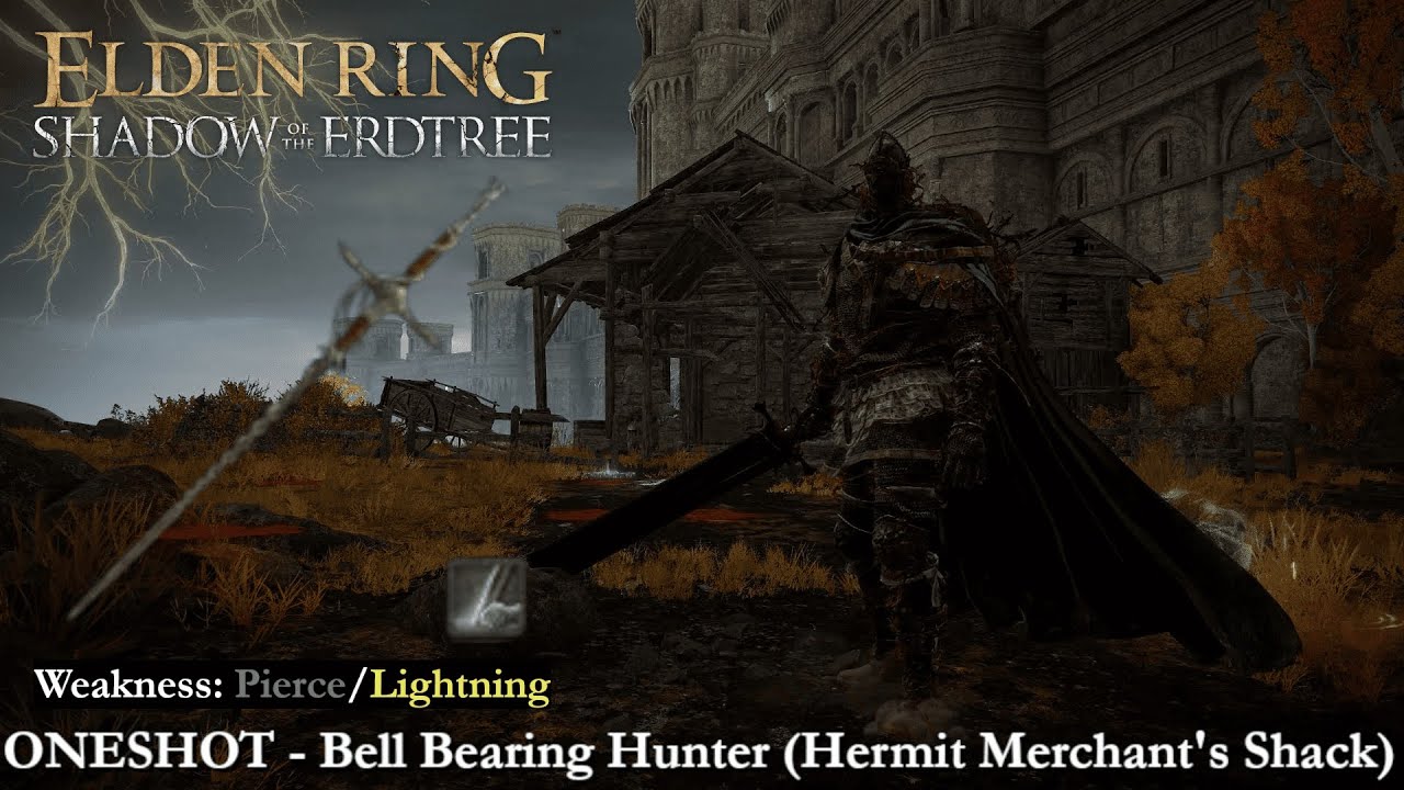 ELDEN RING - ONESHOT All Bosses (94/207): Bell Bearing Hunter (Hermit ...