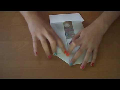 Как сделать конверт для диска из листа А4 - YouTube