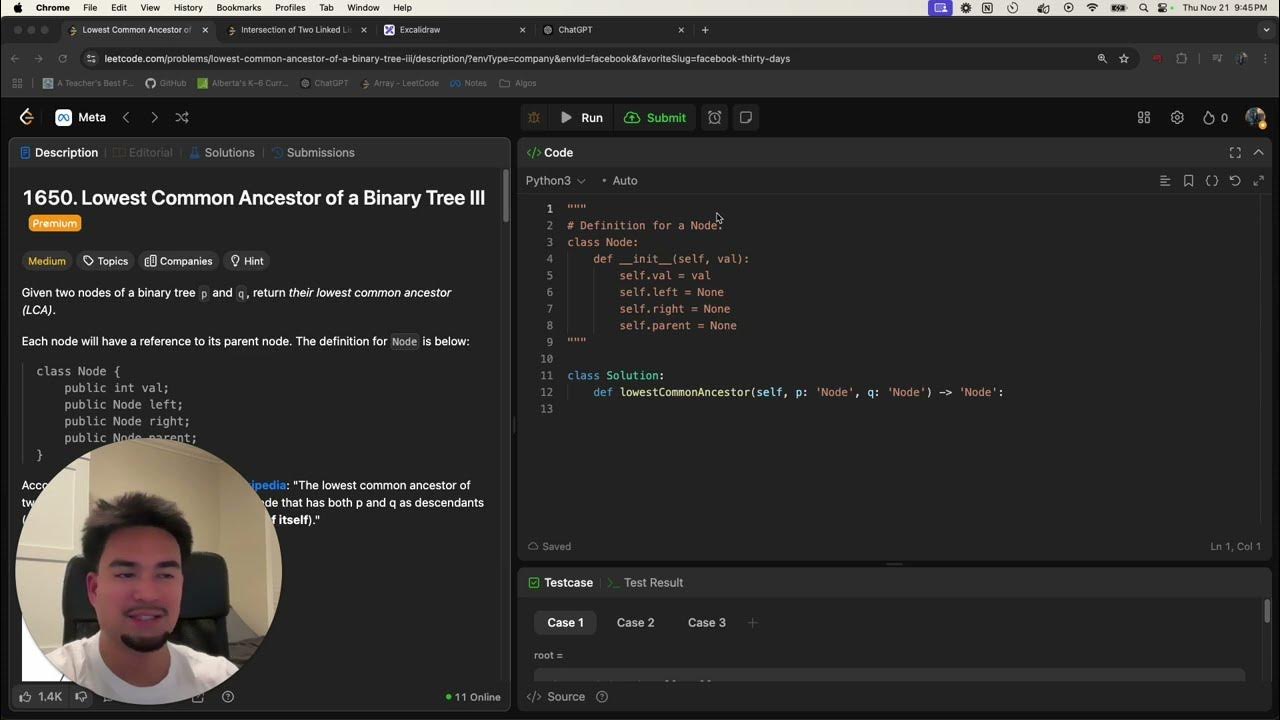1650. Lowest Common Ancestor of a Binary Tree III - YouTube