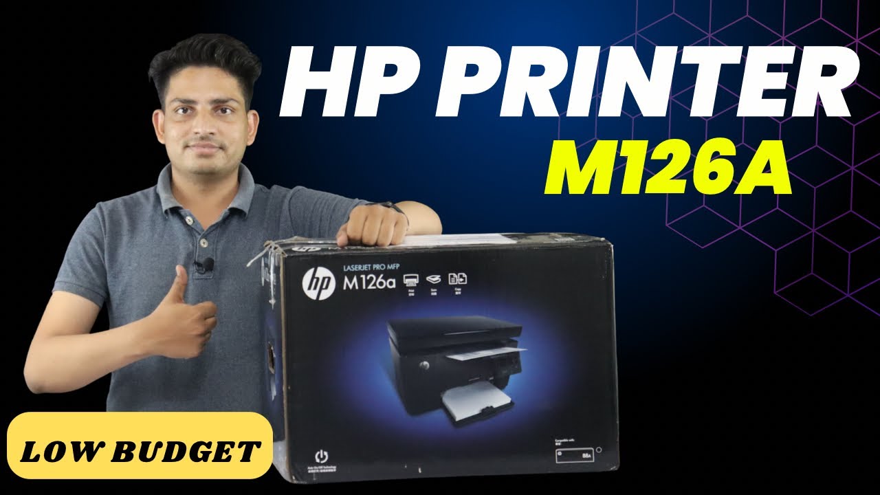 HP LaserJet M126a Printer Unboxing And Review || Hp M126a Printer How To Setup || HP Best ...