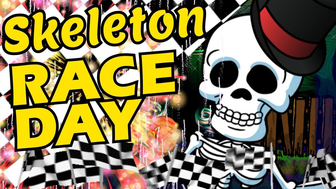 Halloween Skeletons Race with Numbers and Place Order Educational Math ...
