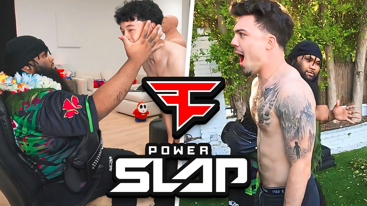 FAZE CLAN VS POWER SLAP CHAMPION - YouTube