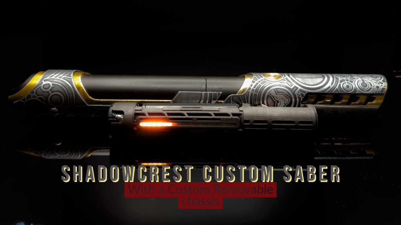 Shadowcrest Sabers Custom with a removable chassis - YouTube