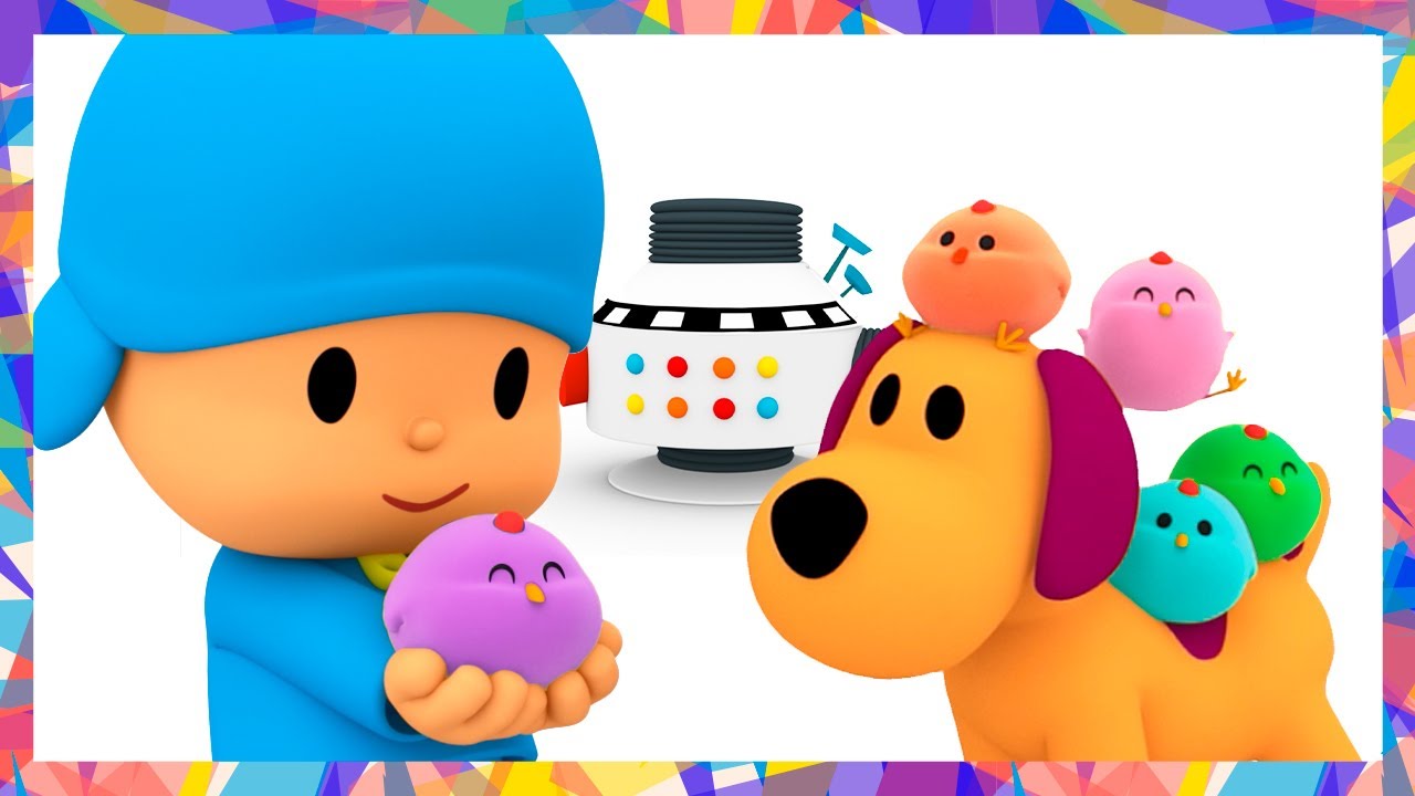 🐤 POCOYO in ENGLISH - Learn Colors With Colourful Chicks | Full ...