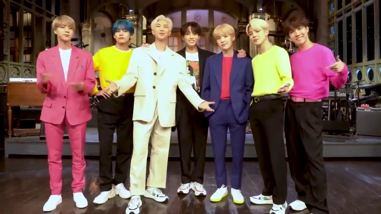 BTS SNL introduce BOY WITH LUV perform stage on Saturday Night Live ...