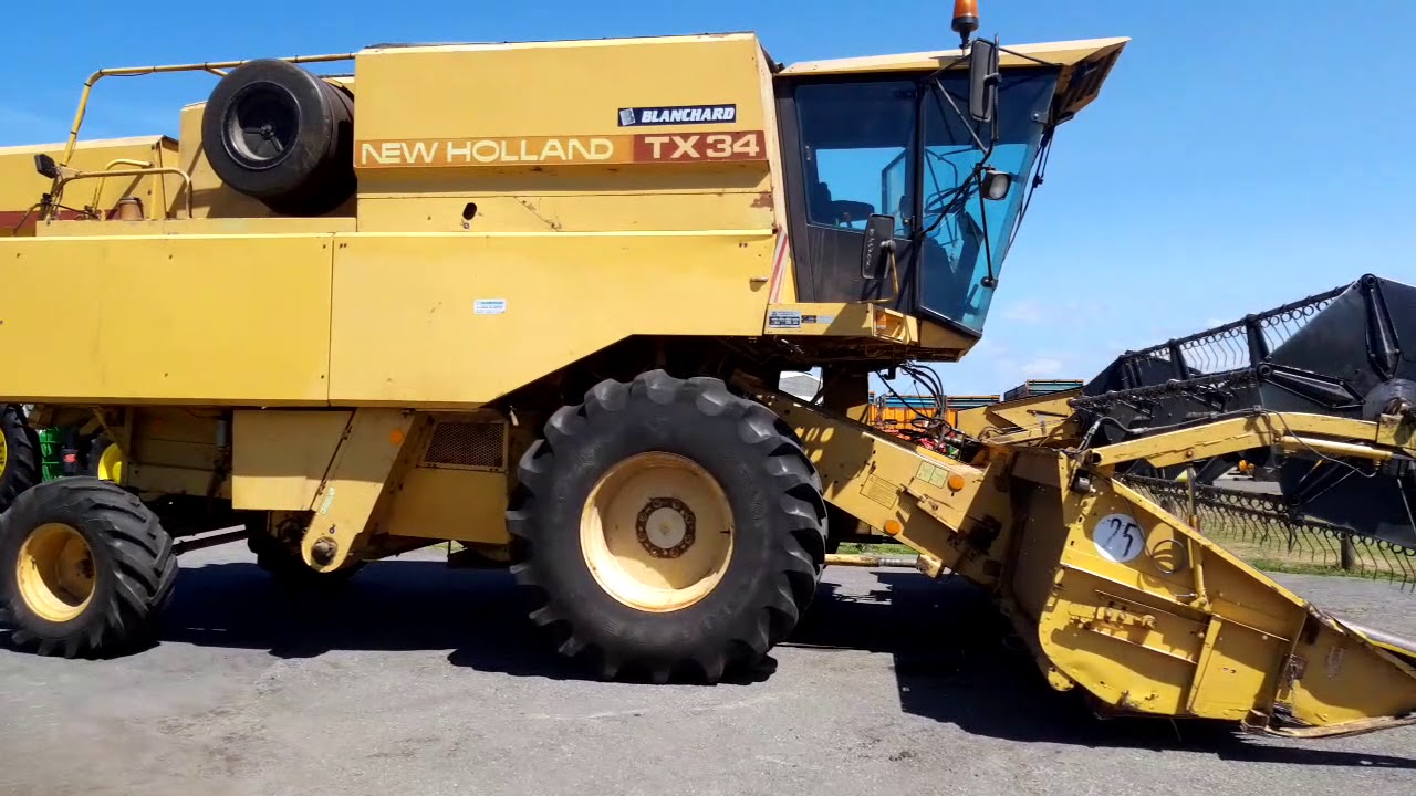 New Holland TX 34 Sofimat - YouTube