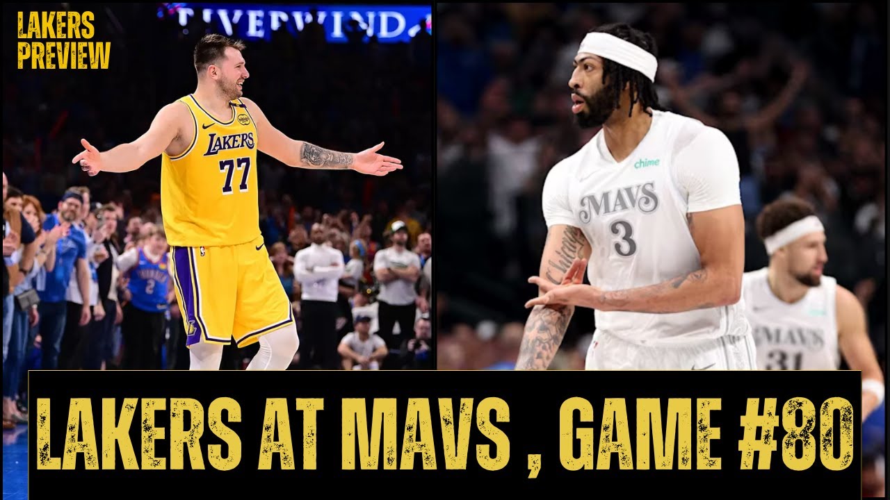 Lakers Mavs Preview | Standings Update | Luka's Return | AD Plays ...