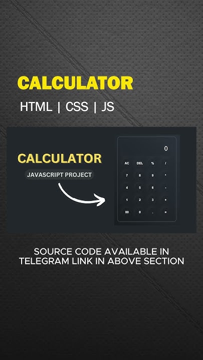 Calculator Source Code Using Html Css And Js Webdevelopement Python Coding Webdesign