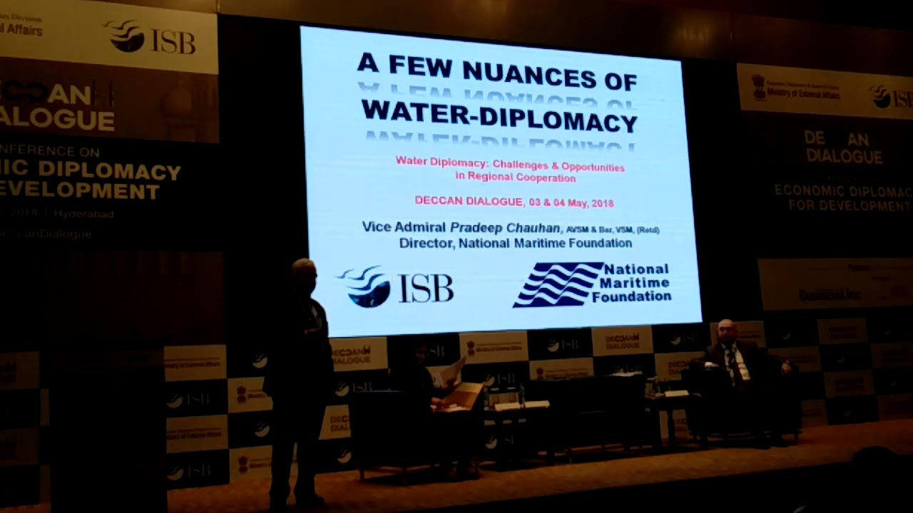 Vice admiral pradeep chauhan (Retd.) addressing on Conference at ISB ...
