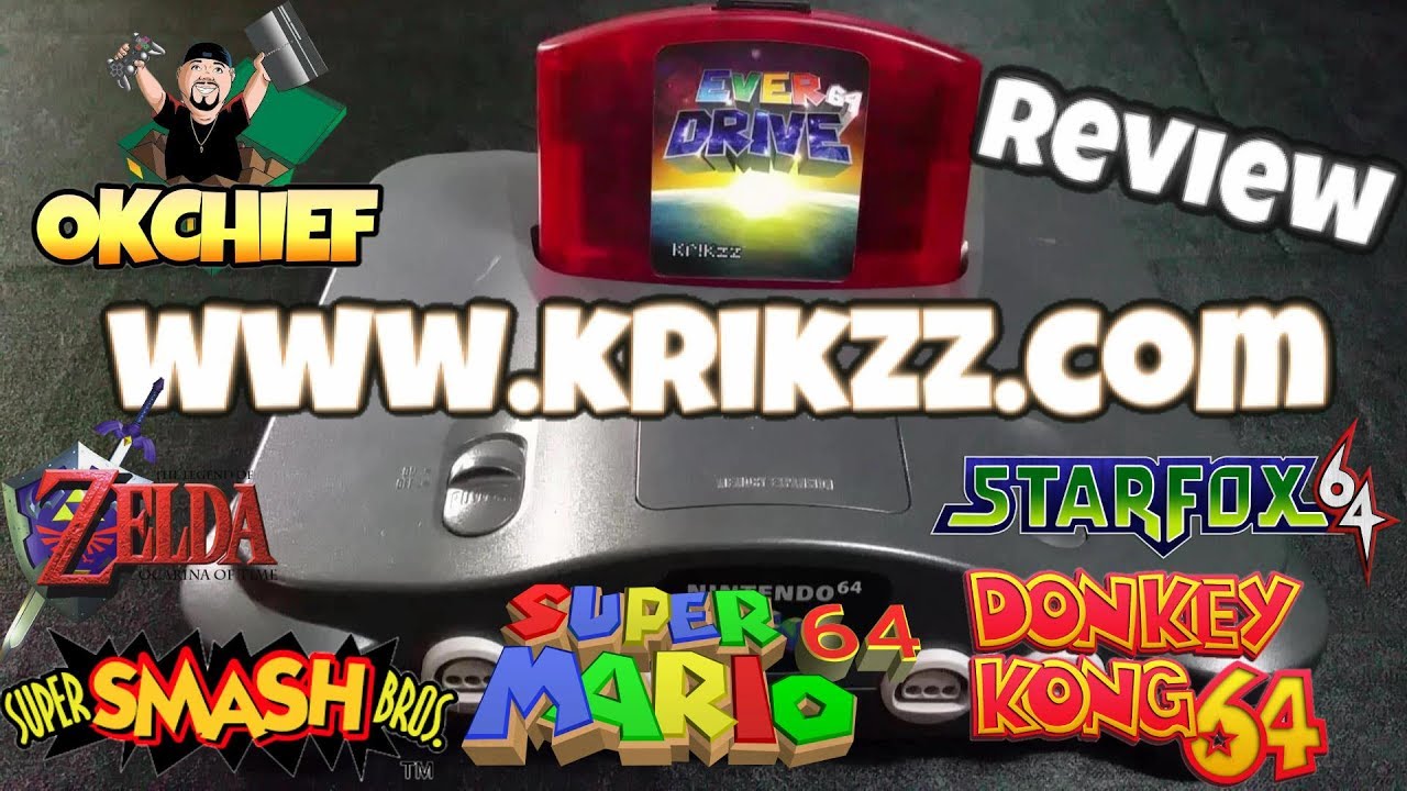 Everdrive 64 By Krikzz.com Review - Okchief - YouTube