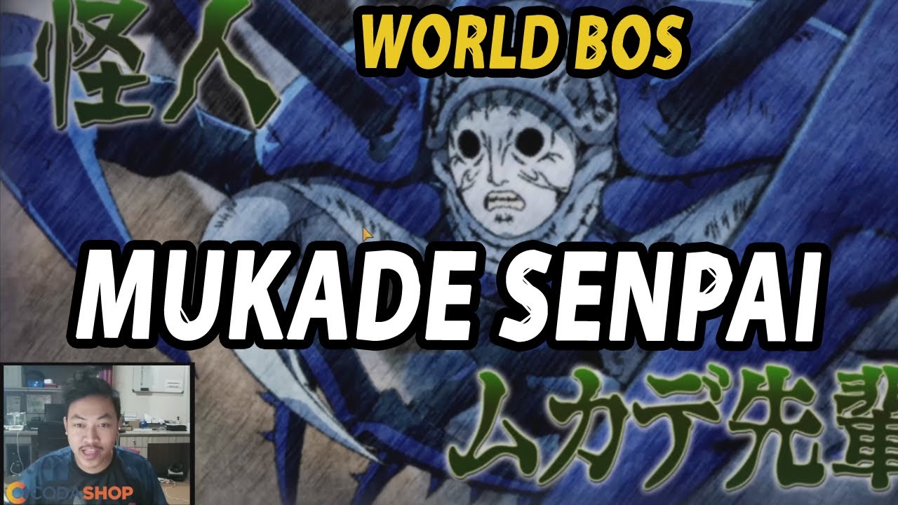🔥🔥WORLD BOS MUKADE SENPAI (SENIOR CENTIPEDE) CORODE TINGKAT IBLIS - ONE ...
