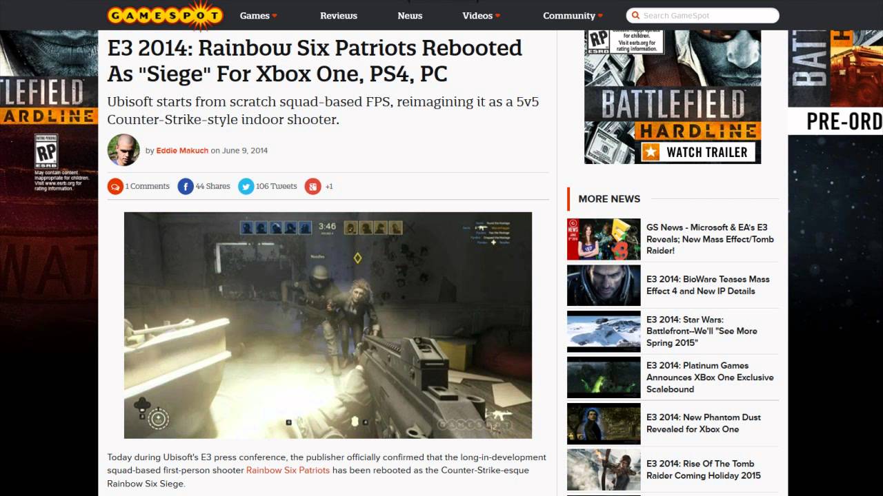 Rainbow Six Siege - Wii U Definitively Exposed - YouTube