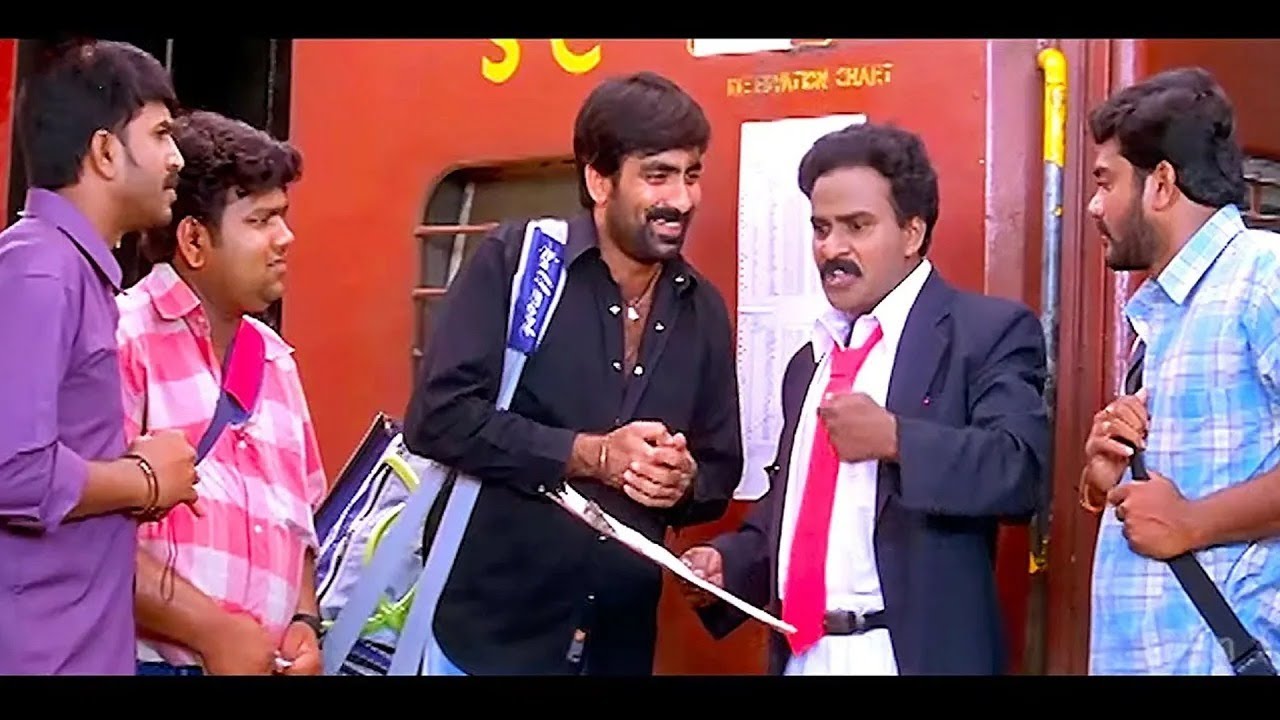 Venky Movie Train Comedy | Telugu Movie Comedy Scenes | Raviteja ...