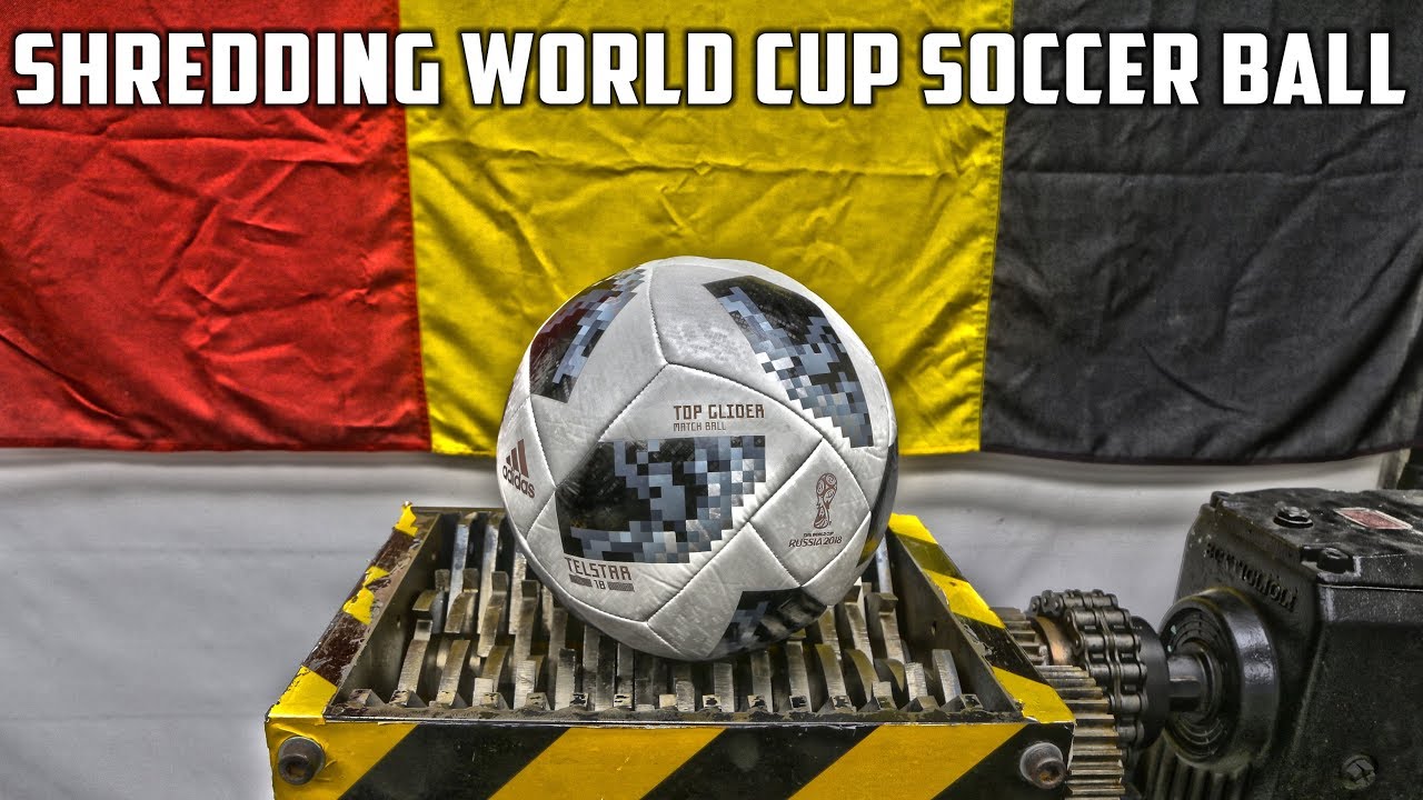 Shredding The World Cup Football Ball - YouTube