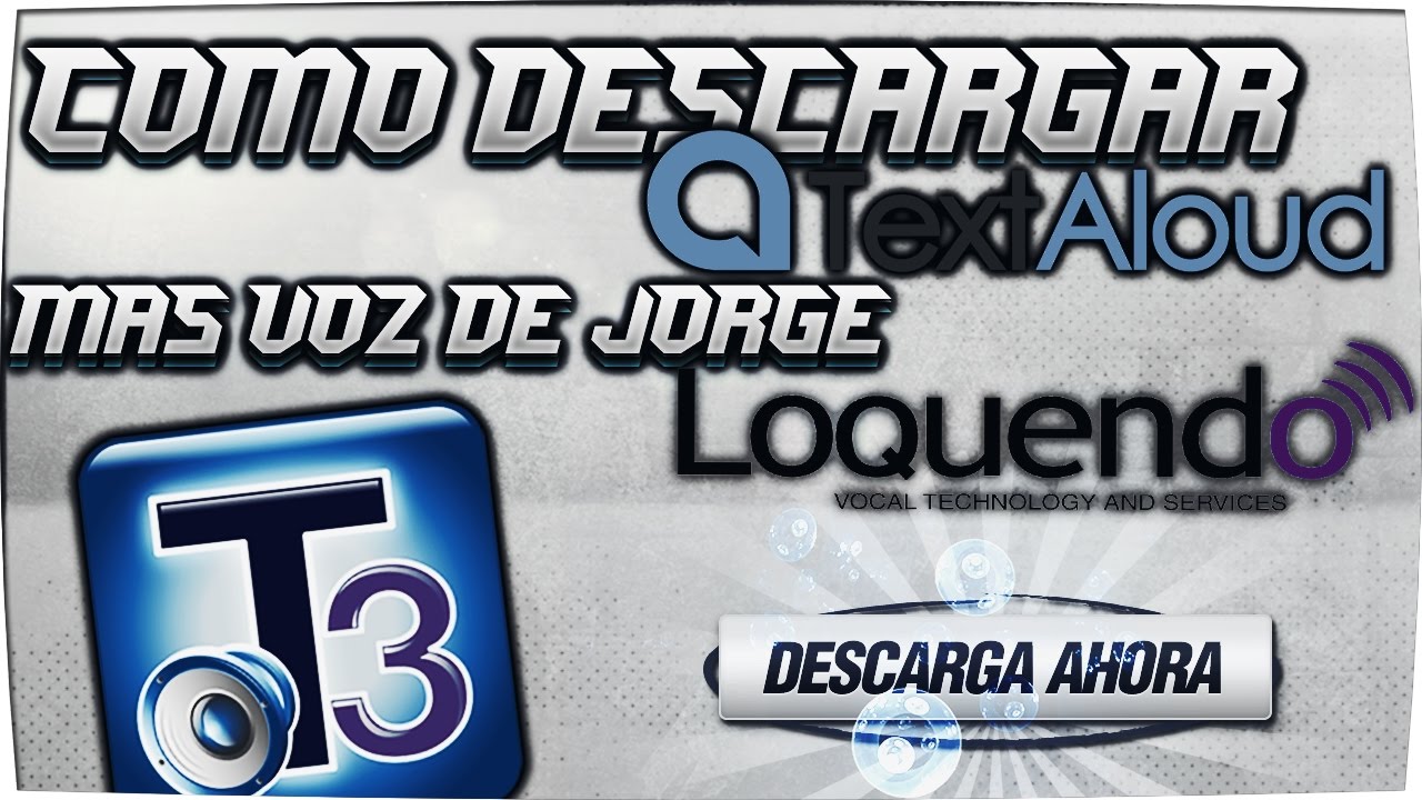 •Como Descargar• Textaloud 3 Full Y En Español + [Crak] + [Voz De Jorge ...