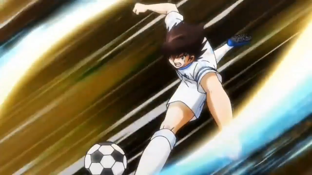 Como hacer el tiro con efecto de Tsubasa (Intento) - YouTube